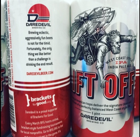 Daredevil Brewing | Tavern Pizza | Indy Lager | Lift Off IPA