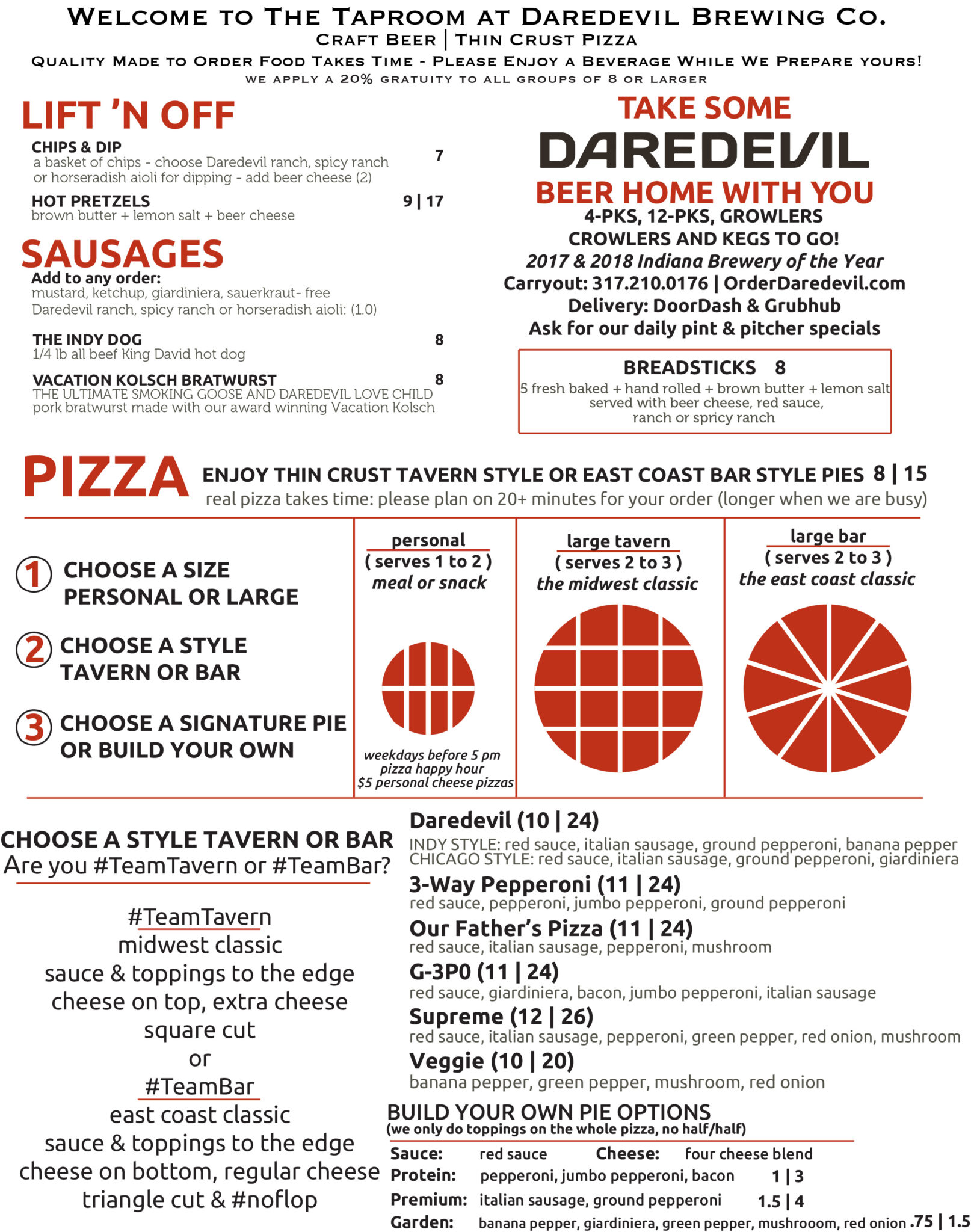 Speedway Taproom at Daredevil Brewing - 1151 N Main St